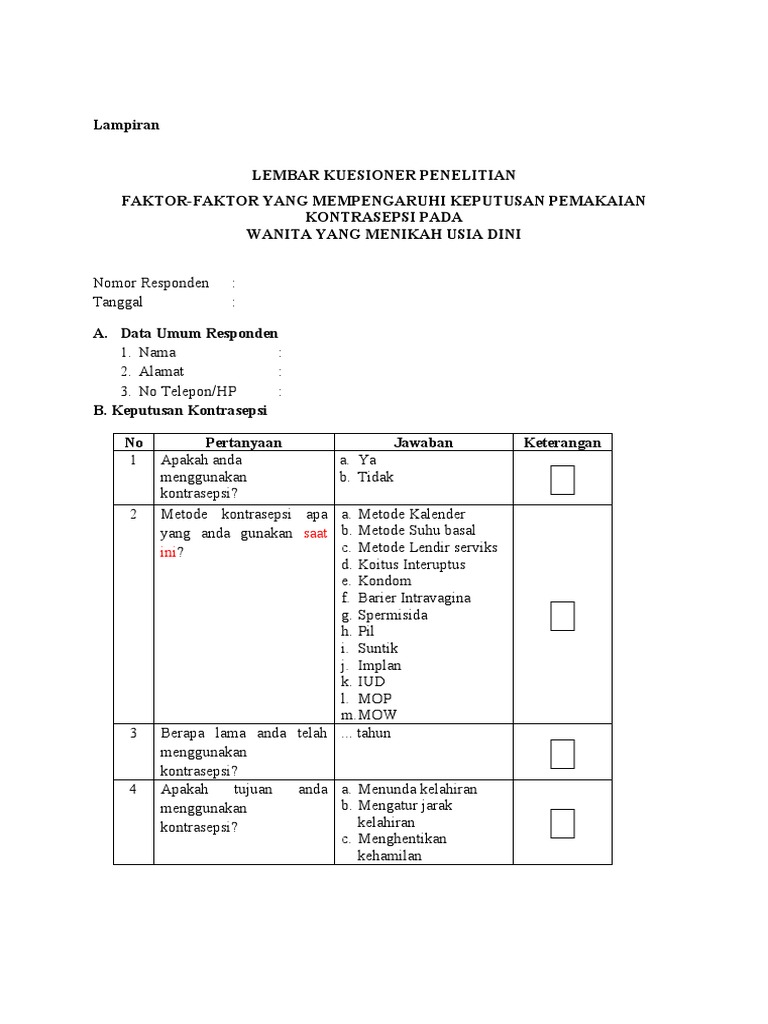 Kuesioner Nya Yoyo. Aku Gak Tau Komen Ku Berfaedah Apa Engga WKWK | PDF | Gaya Hidup