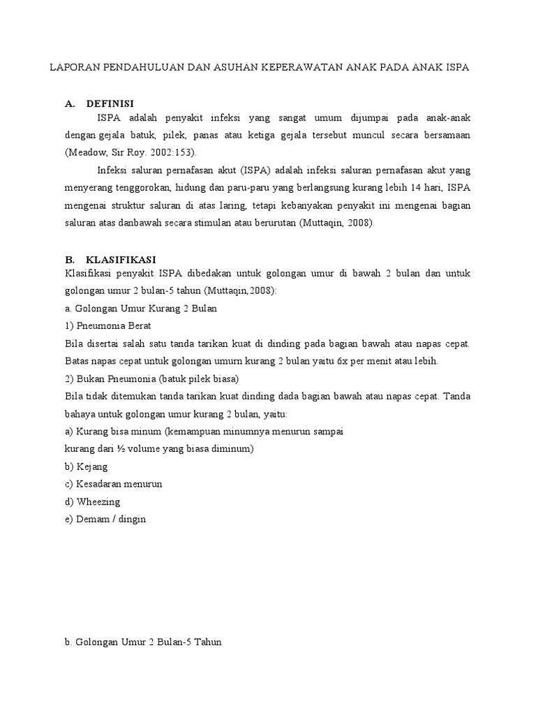 Askep Anak ISPA-1 | PDF