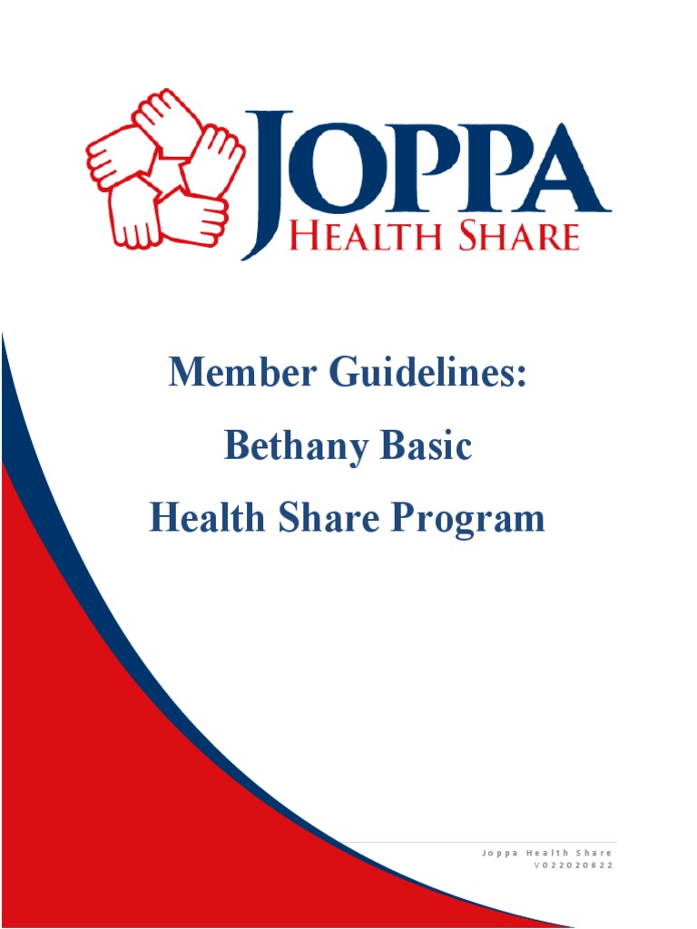 Joppa Health Share Member Guidelines | PDF | Arbitration | Subrogation