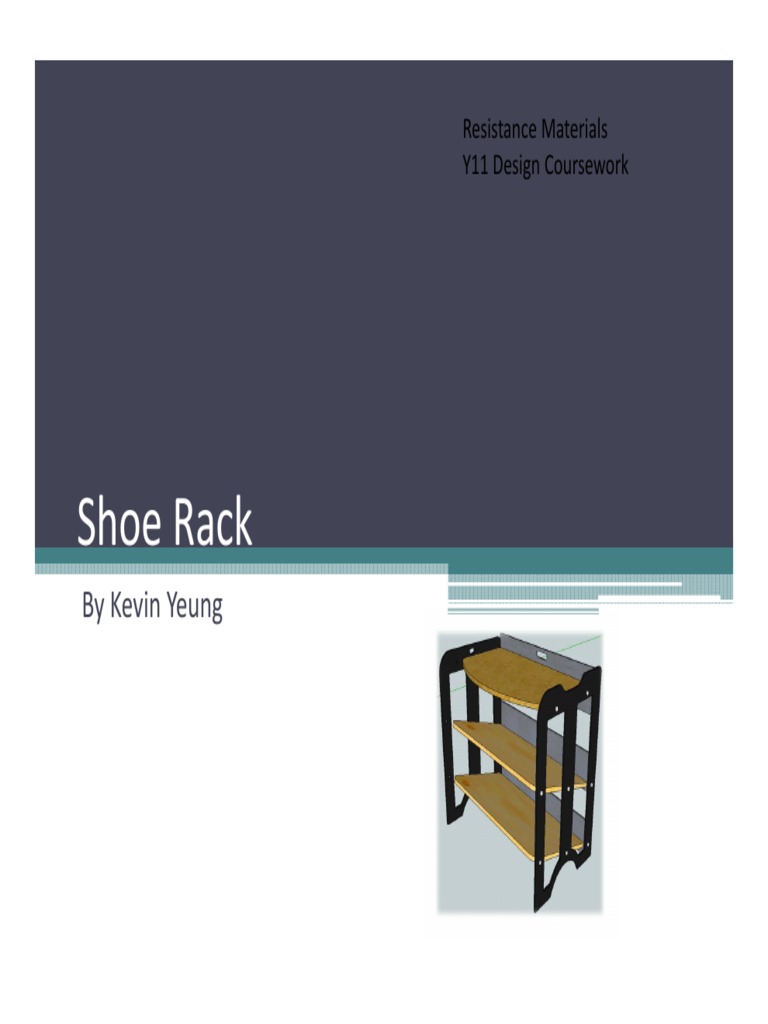 Shoe Rack PDF | PDF | Shoe | Recycling
