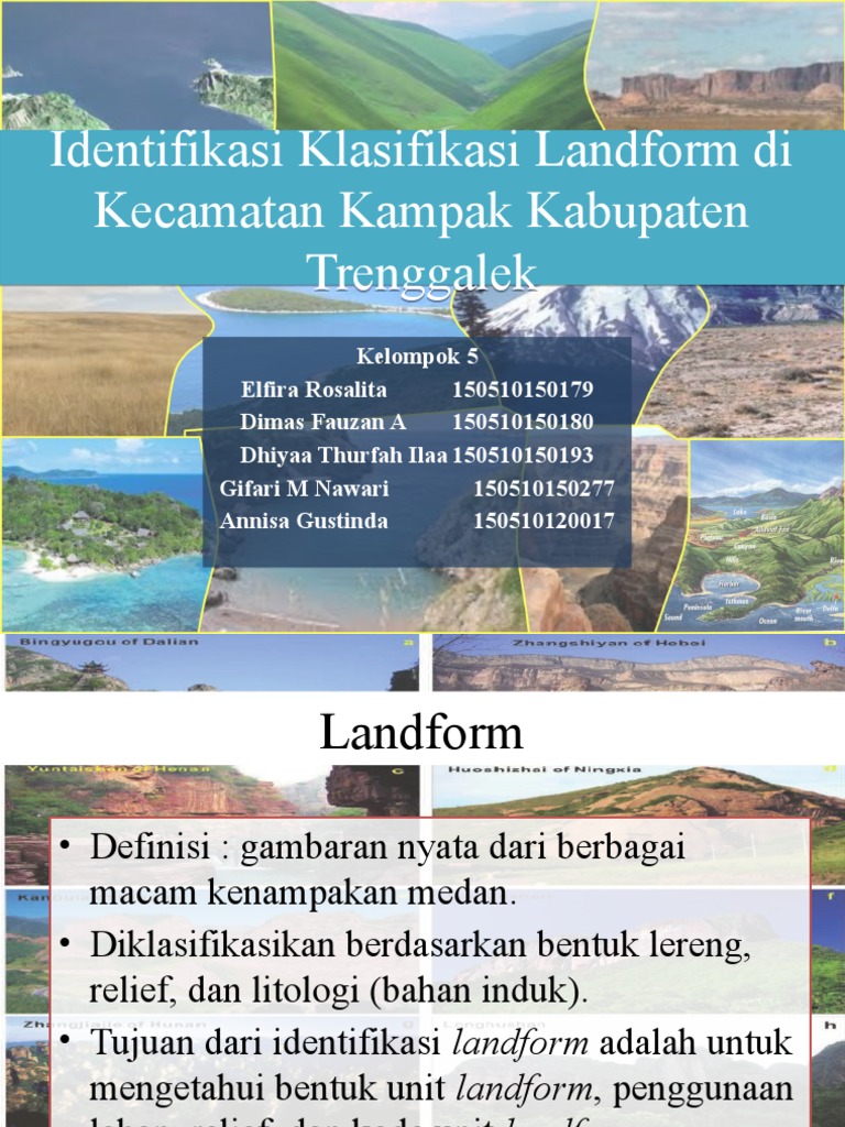 Identifikasi Klasifikasi Landform | PDF