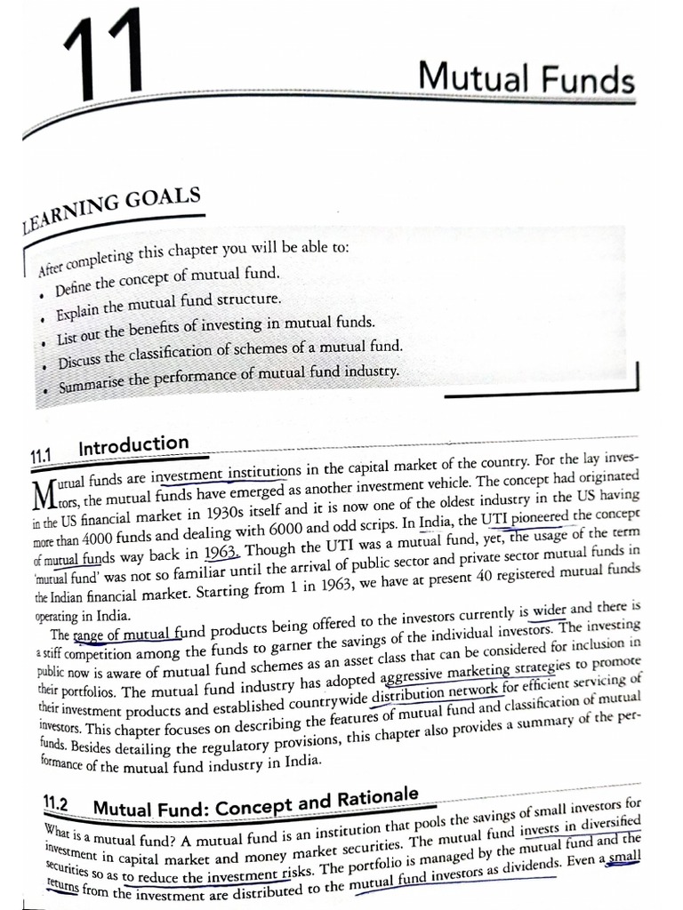 Mutual Fund Study Material | PDF