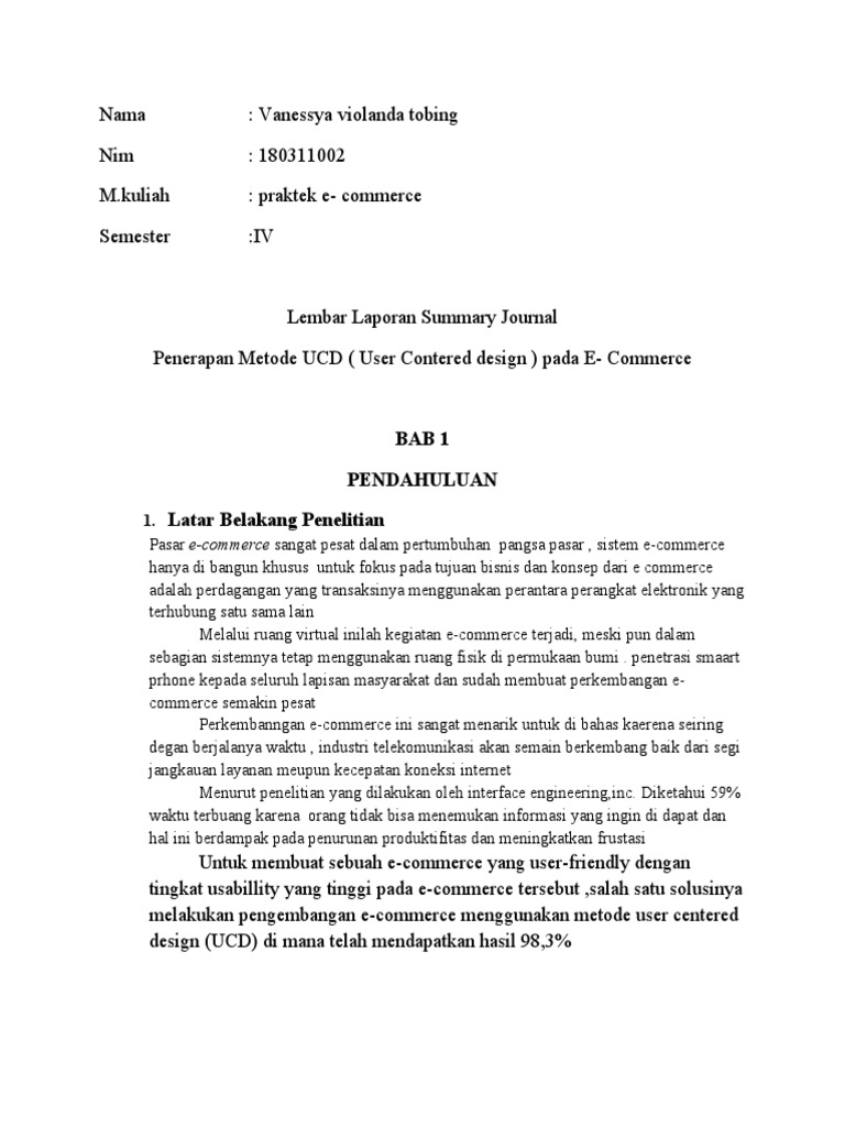 Summary Jurnal 1 | PDF