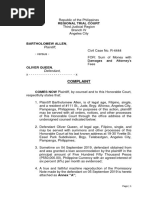 Sample Rejoinder Affidavit | PDF | Affidavit | Government