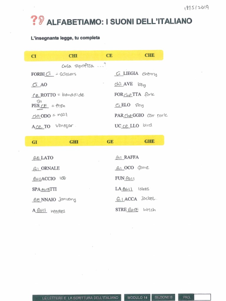 I Suoni Dell'Italiano | PDF