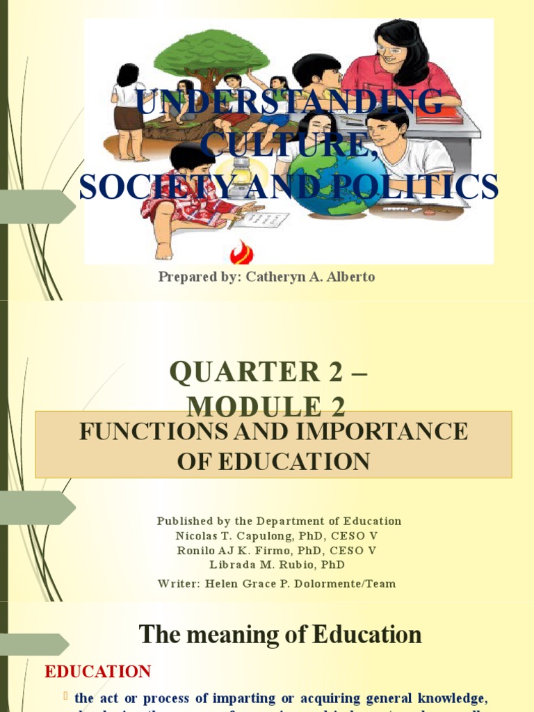 Ucsp Q2 Module 2 | PDF | Human Nature | Further Education