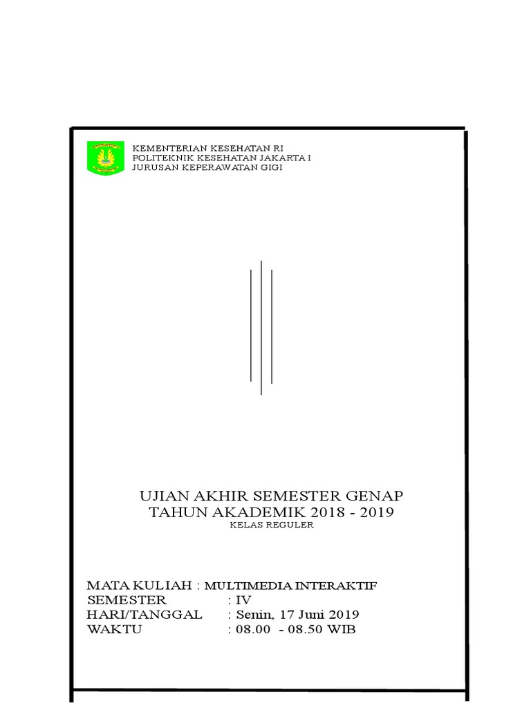 Cover UAS Sem 4 | PDF