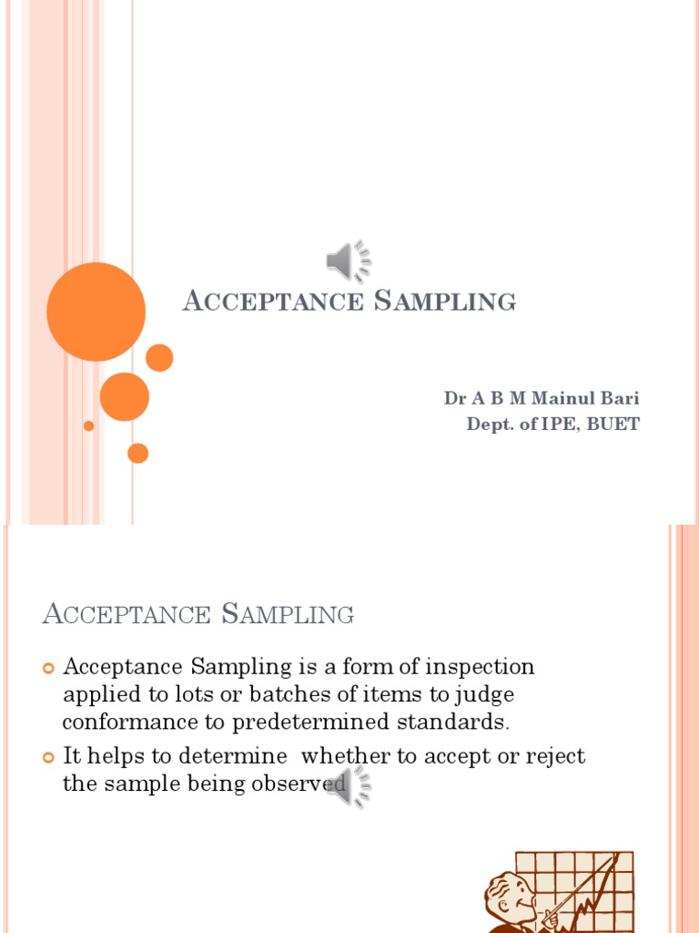Acceptance Sampling Plan | PDF | Sampling (Statistics) | Risk
