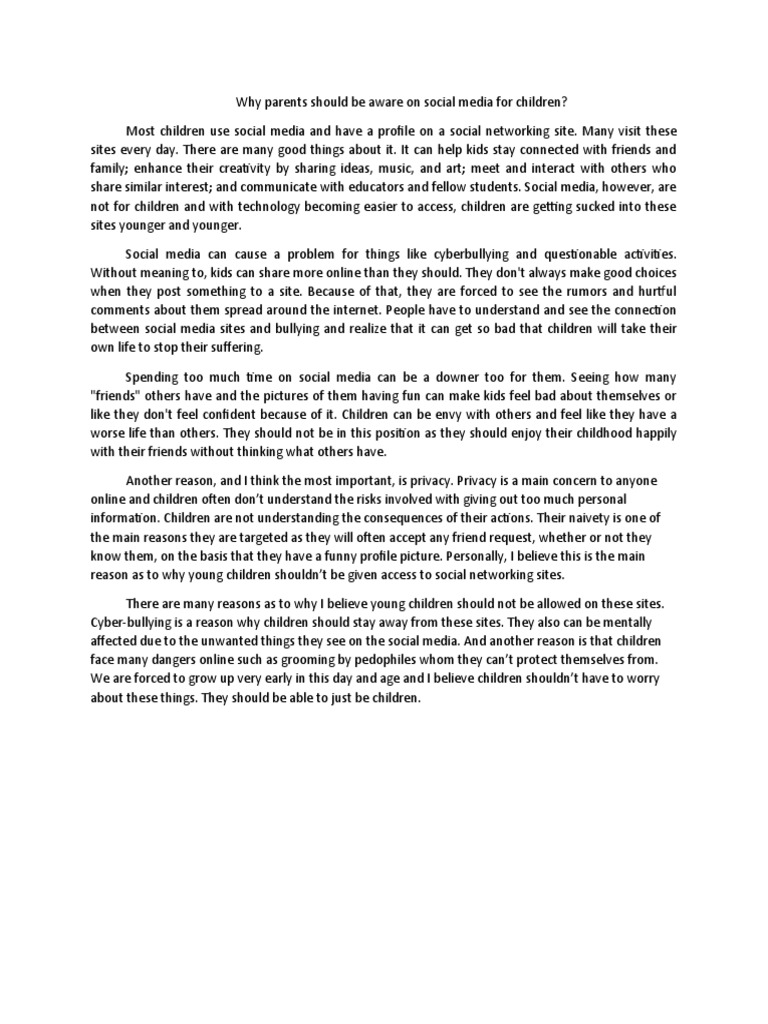 Bima Rahmanda - Persuasive Essay | PDF | Cyberbullying | Social Media