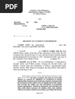 Motion To Quash Sample | PDF | Element (Criminal Law) | Jurisdiction