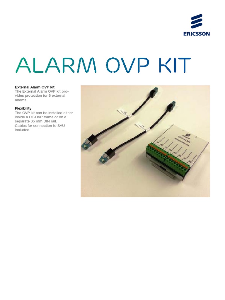 External Alarm OVP Kit | PDF