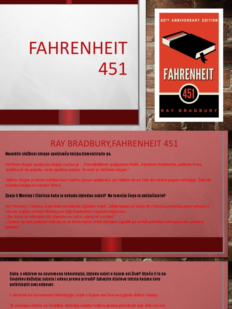 1.ray Bradbury, Fahrenheit 451 | PDF