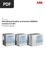 REB500 Manual PDF | PDF | Electric Power System | Electrical Substation