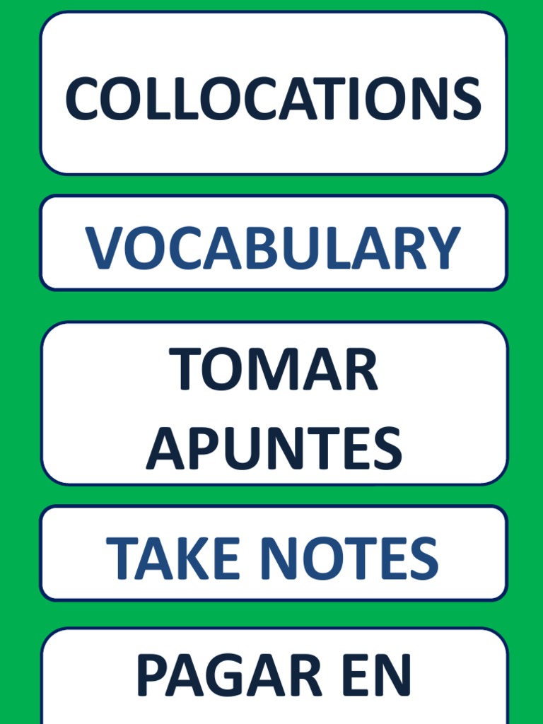 Collocations Mixed Flashcards | PDF