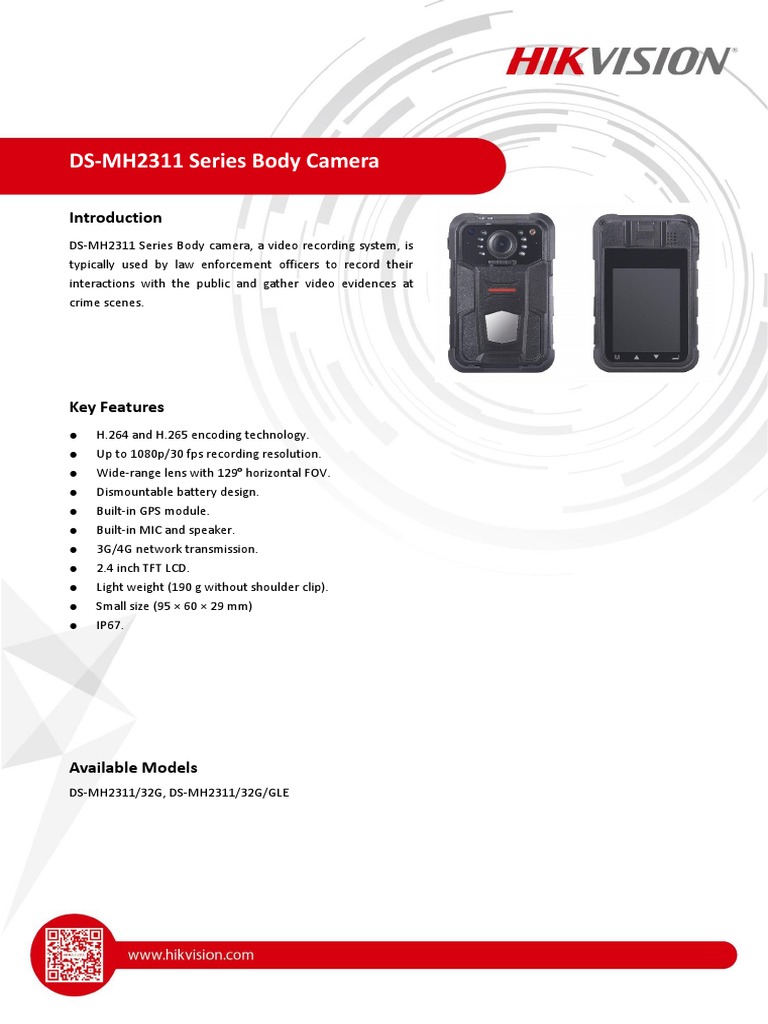 DS-MH2311 Datasheet | PDF | Camera | Digital Camera