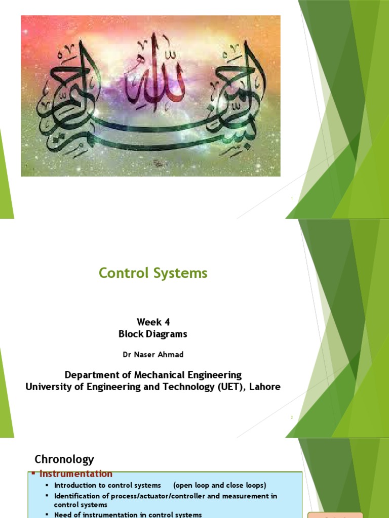 Week 4 Control Systems Block Diagrams | PDF | Control Theory ...