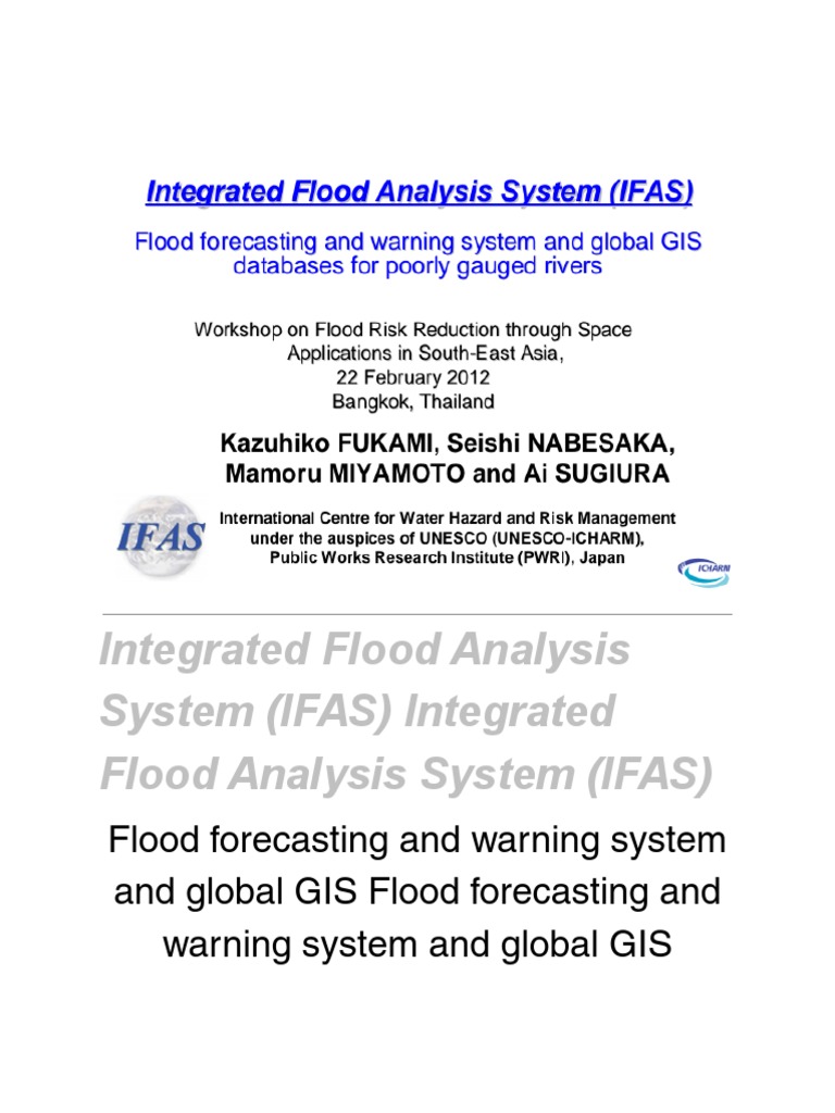 Integrated Flood Analysis System (IFAS) Integrated Flood Analysis ...