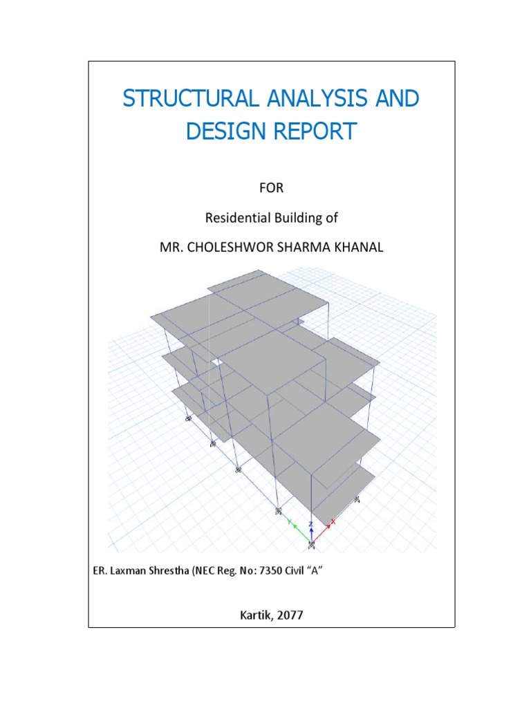 Etabs Report Sample | PDF | Stairs | Beam (Structure)