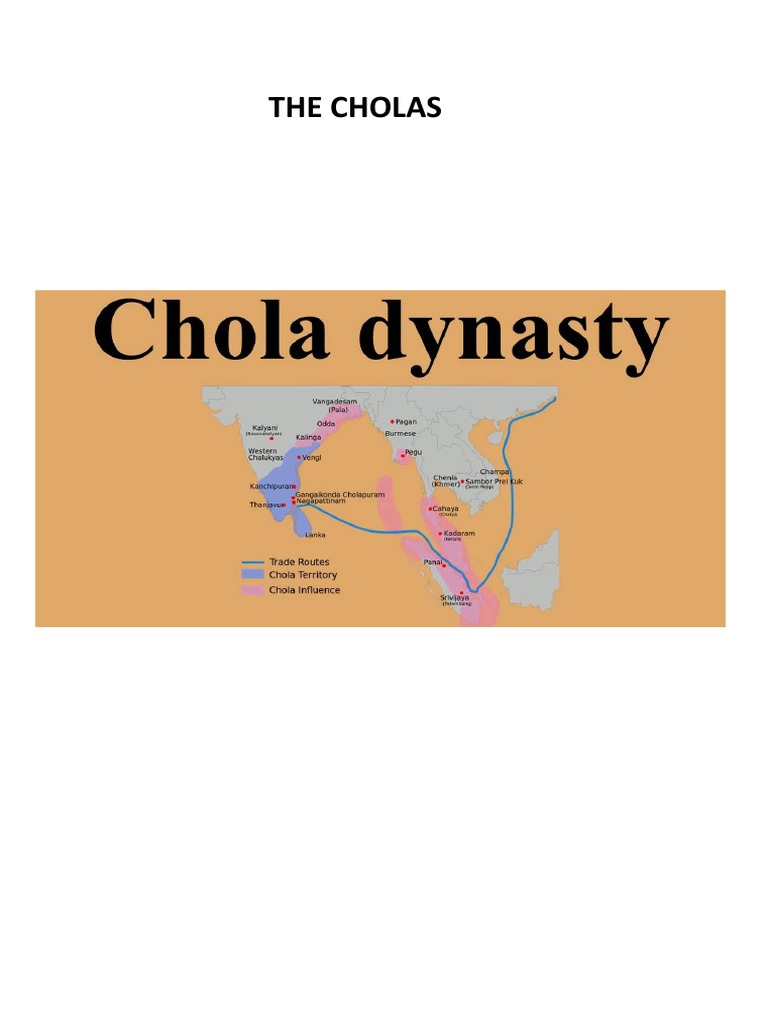 Chola Dynasty | PDF | South India