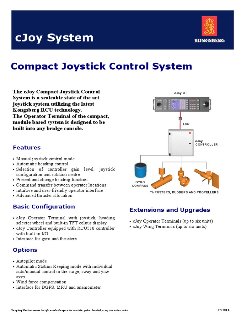 Cjoy System: Compact Joystick Control System | PDF | Aerospace ...