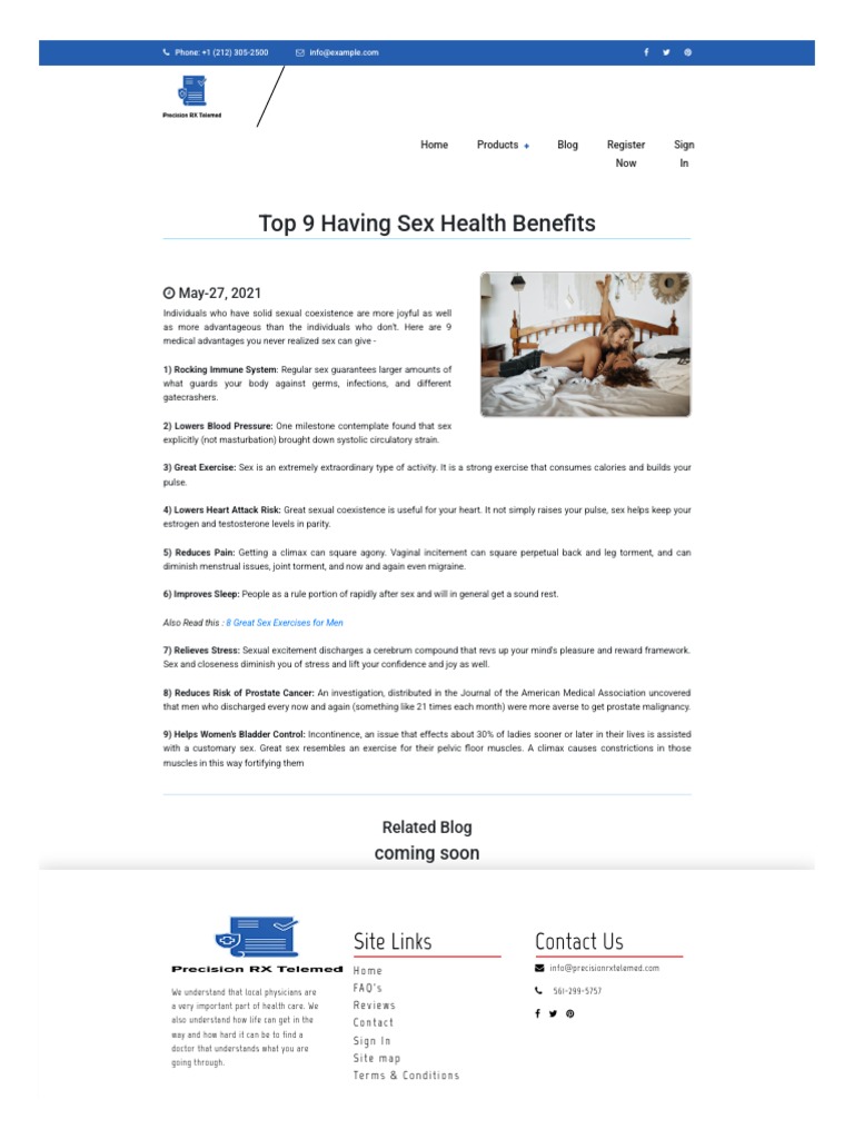 Top 9 Having Sex Health Benefits Pdf