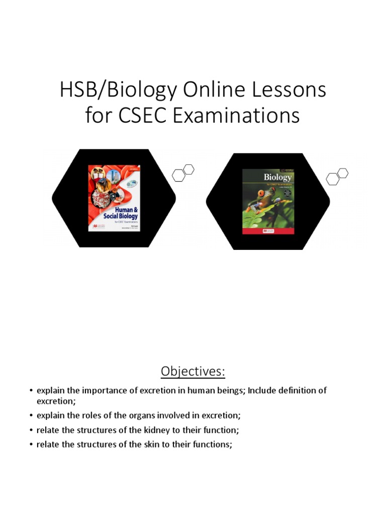 HSB/Biology Online Lessons For CSEC Examinations | PDF