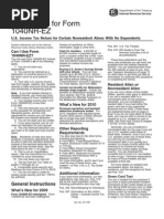 Notice 1392: Supplemental Form W-4 Instructions For Nonresident Aliens ...