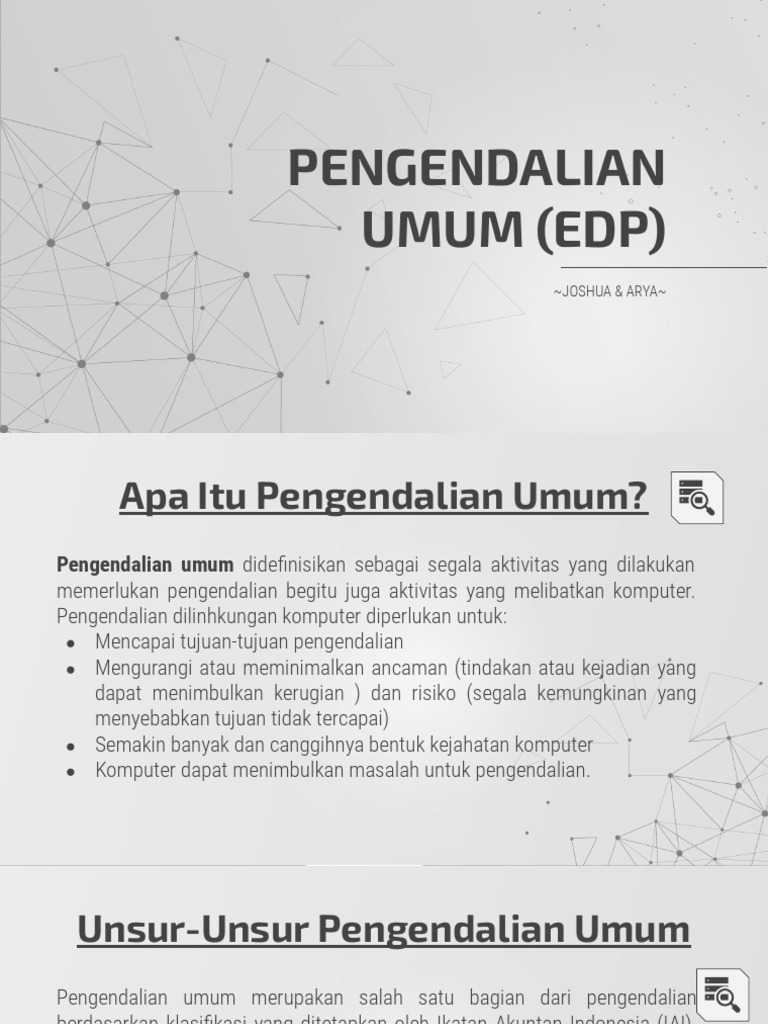 Pengendalian Umum - EDP | PDF
