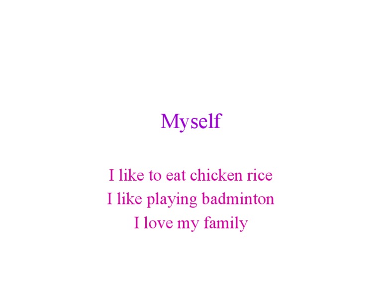 Myself | PDF