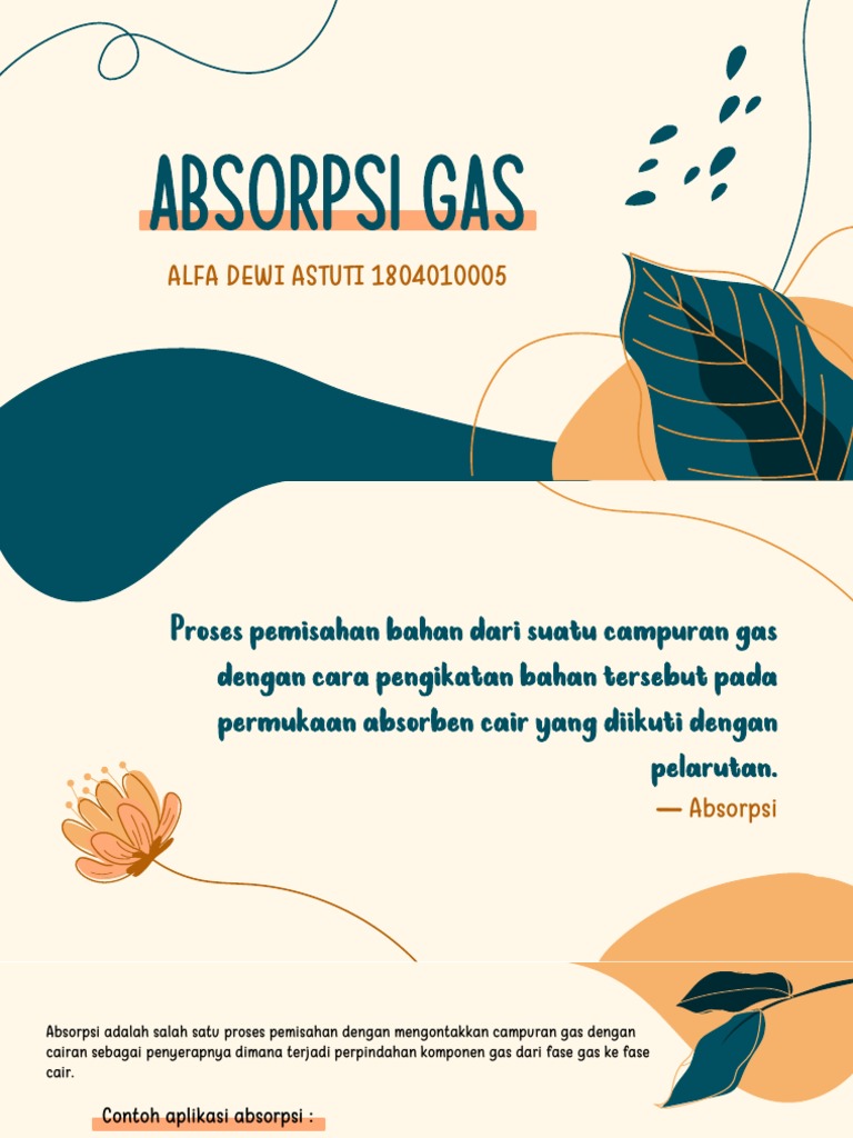 Absorpsi Gas | PDF | Griya & Taman | Teknologi & Rekayasa