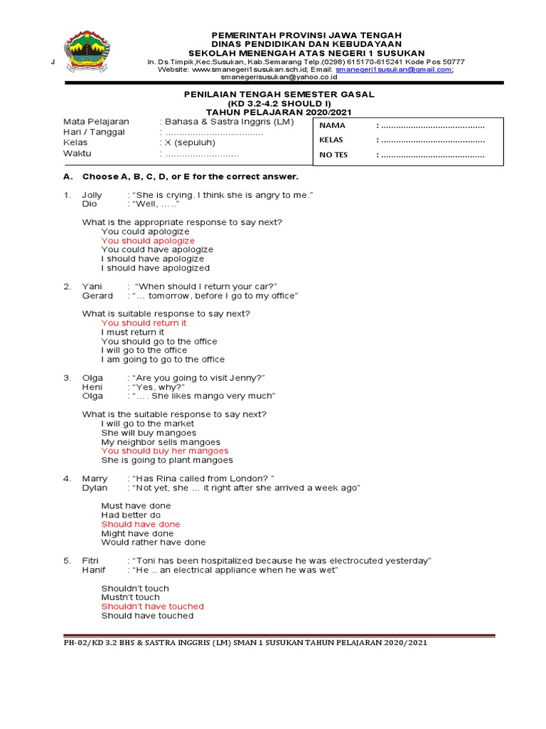 Ph-02 (KD 3.2) Should I (Pg10) - Gform | PDF | Foods | Nature