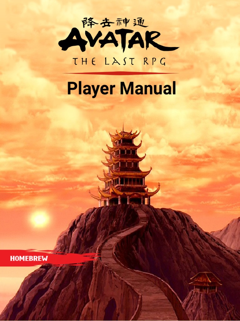 Avatar The Last RPG - Player Manual - GM Binder | PDF