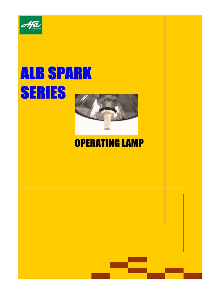Alb Spark Series: Operating Lamp | PDF | Mirror | Lighting