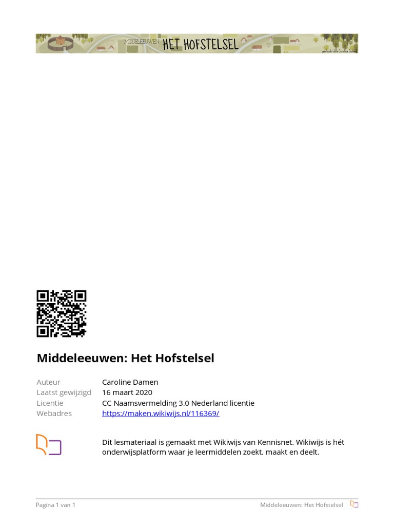 Hofstelsel | PDF