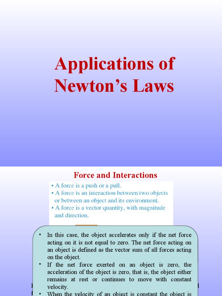 Newton's Laws of Motion and Force Interactions | PDF | Collision | Force