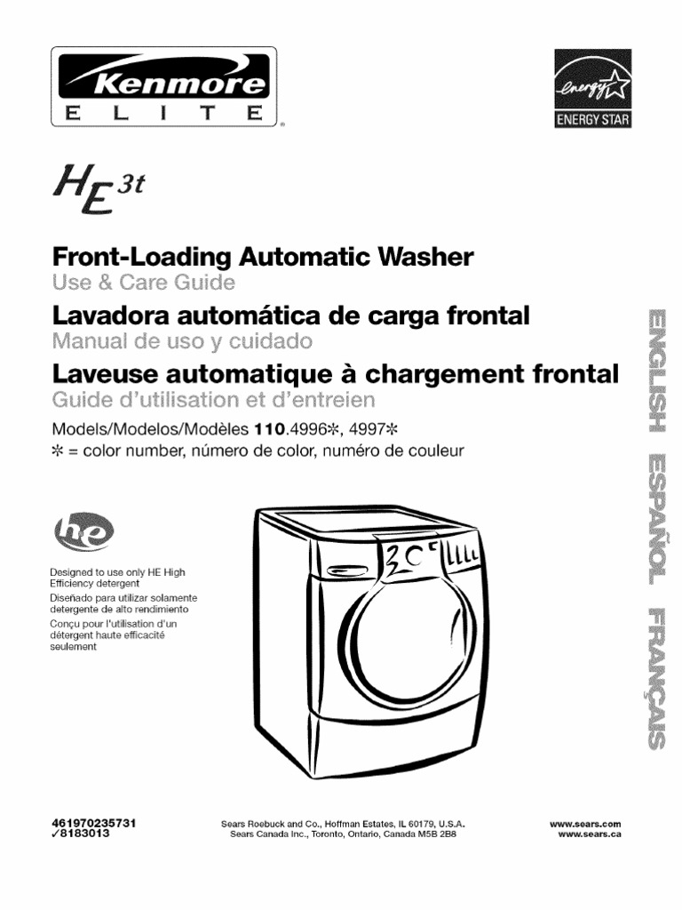 Washer Manual | PDF | Washing Machine | Ac Power Plugs And Sockets