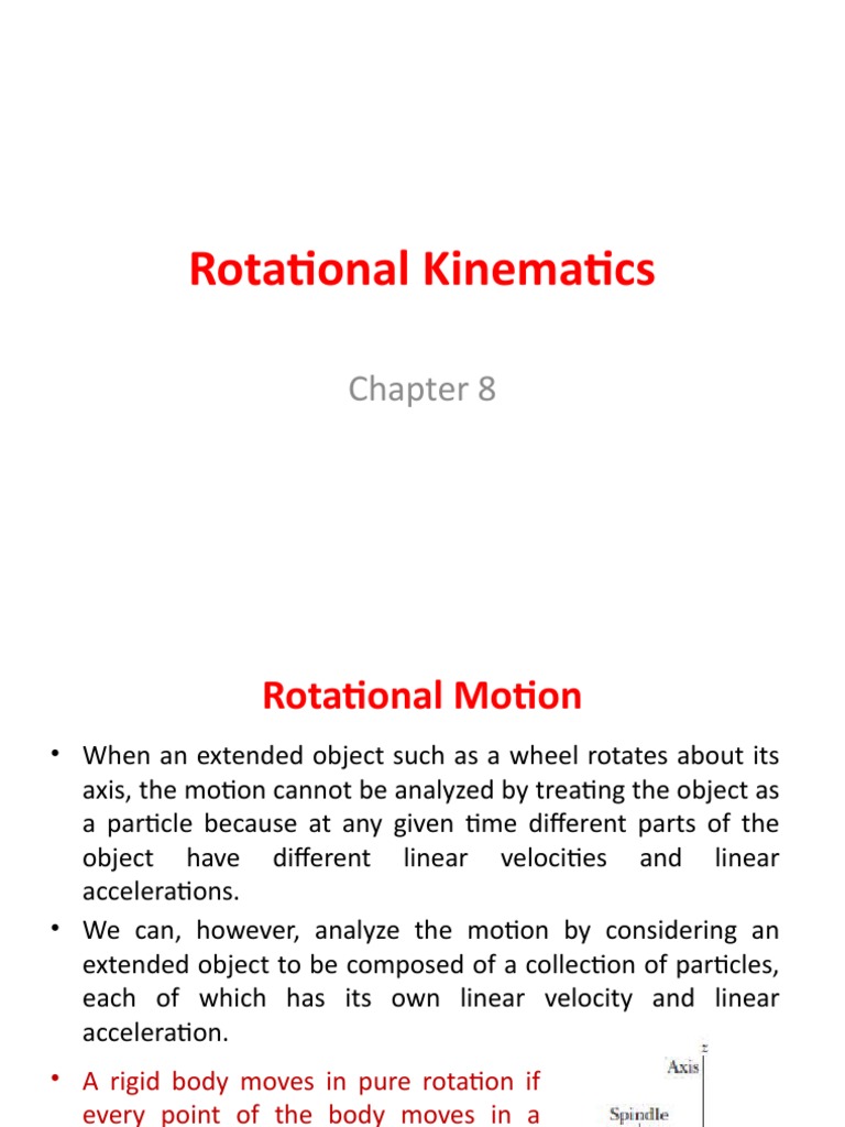 Understanding Rotational Kinematics | PDF | Rotation Around A Fixed ...