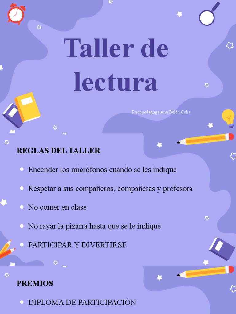 Taller de Lectura 3RO | PDF