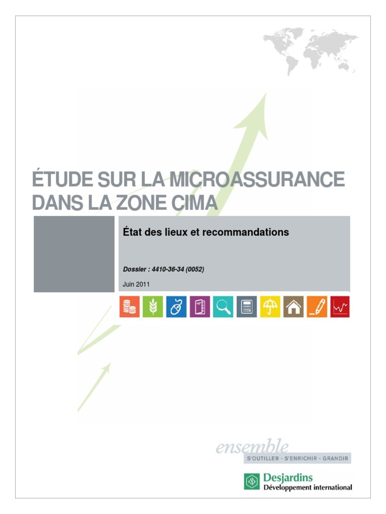 Etude Sur La Microassurance Dans La Zone CIMA | Download Free PDF | La ...