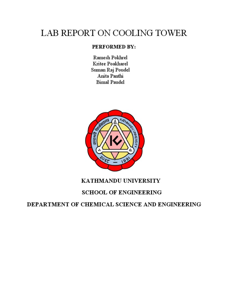 Analysis Of Heat And Mass Transfer In A Cooling Tower Determining The