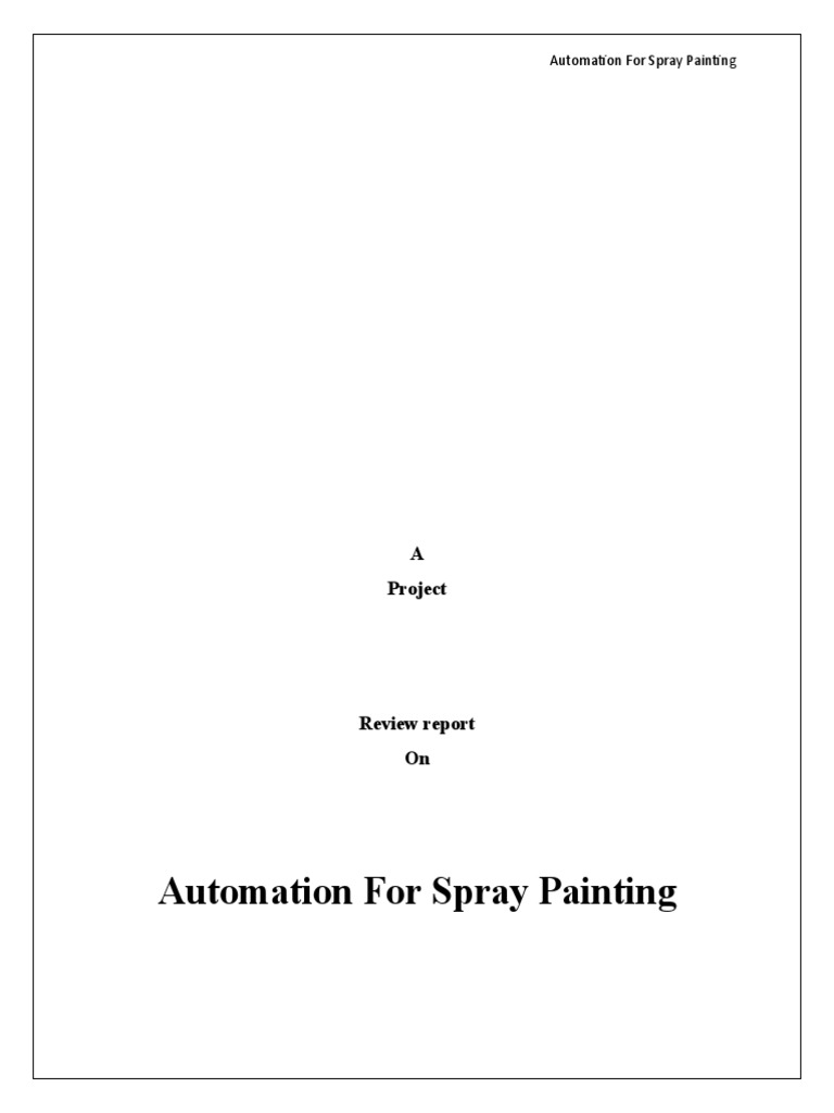 Automated Spray Painting Solutions | PDF | Paint | Automation