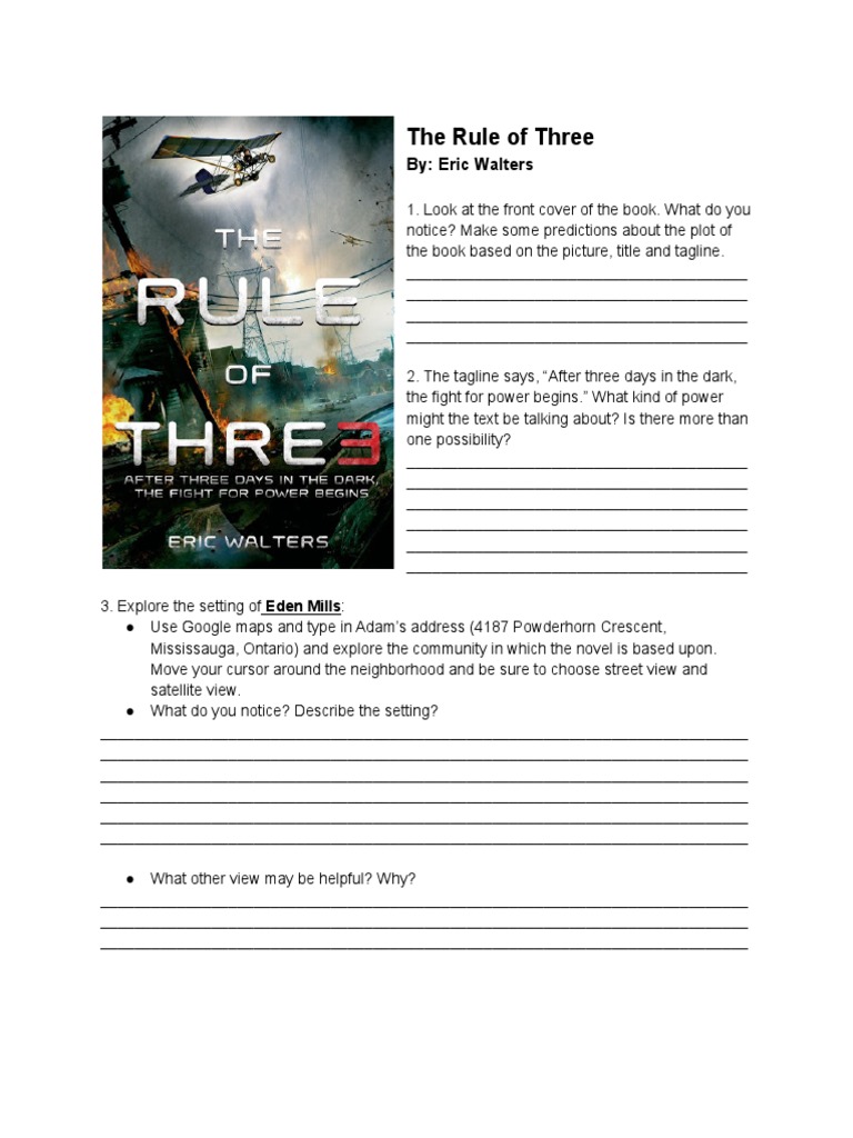 The Rule of Three - Pre-Reading | PDF