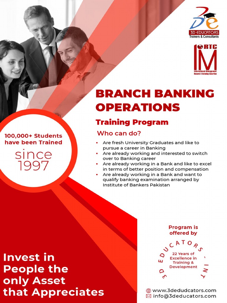 BranchBanking (BROCHURE) | PDF | Clearing (Finance) | Banks
