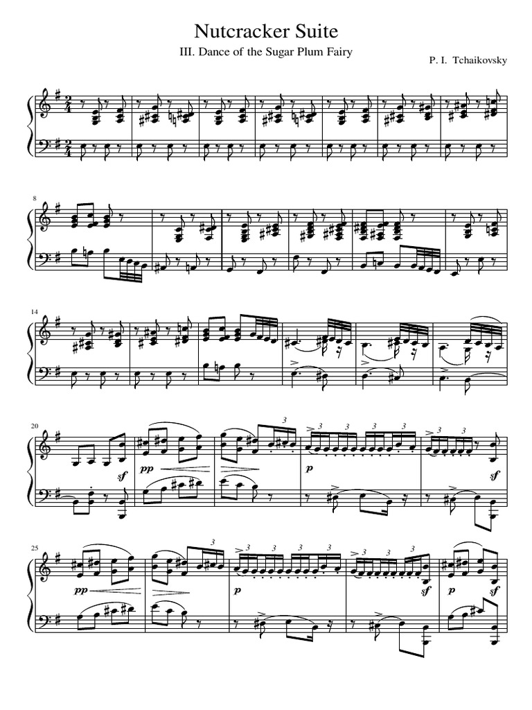 ÚLTIMO 3 Nutcracker Suite | PDF | The Nutcracker | Orchestral Suites