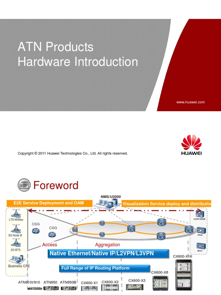 ODN102001 ATN Products Hardware Introduction ISSUE 1.00 | PDF | Mobile ...