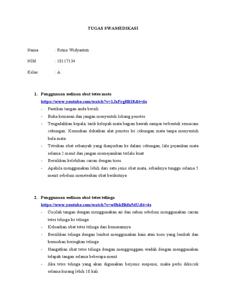 Retno Widyastuti - 10117134 | PDF | Kesehatan Holistik