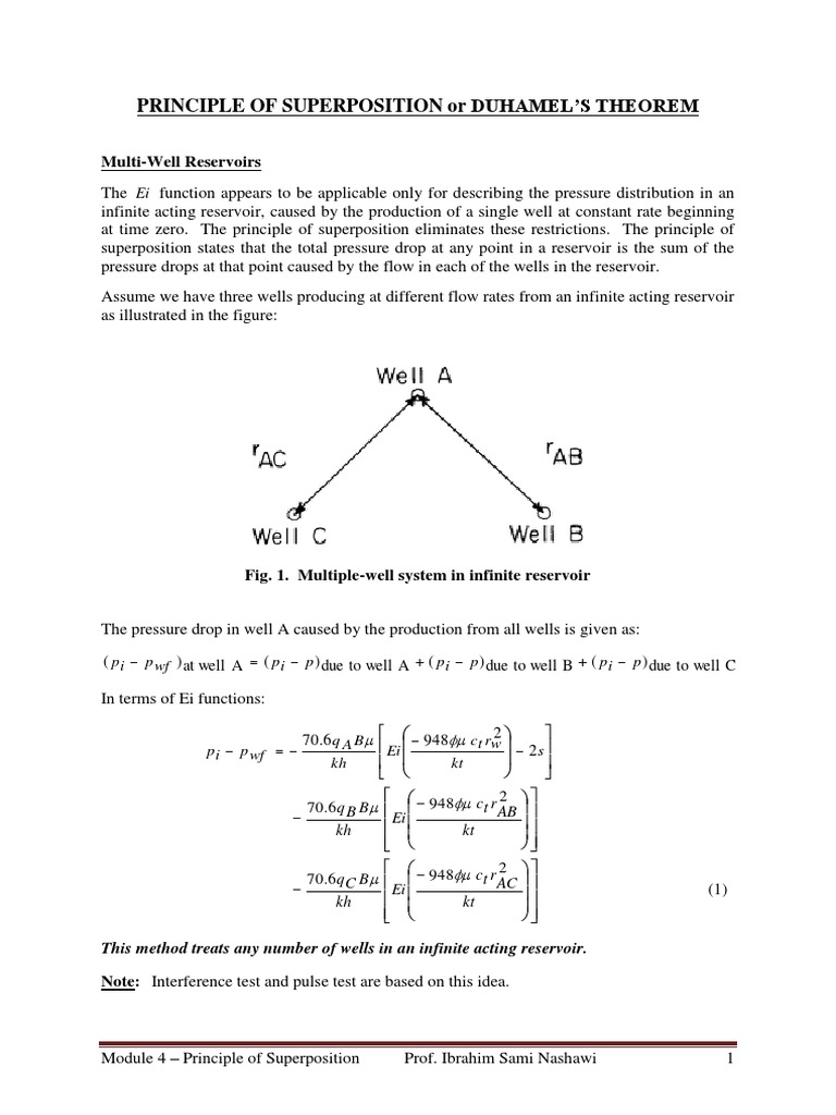 Module 4 - Principle of Superposition | PDF | Mechanics | Mathematical ...