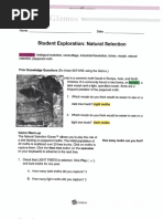 Peppered Moths Natural Selection Game | PDF