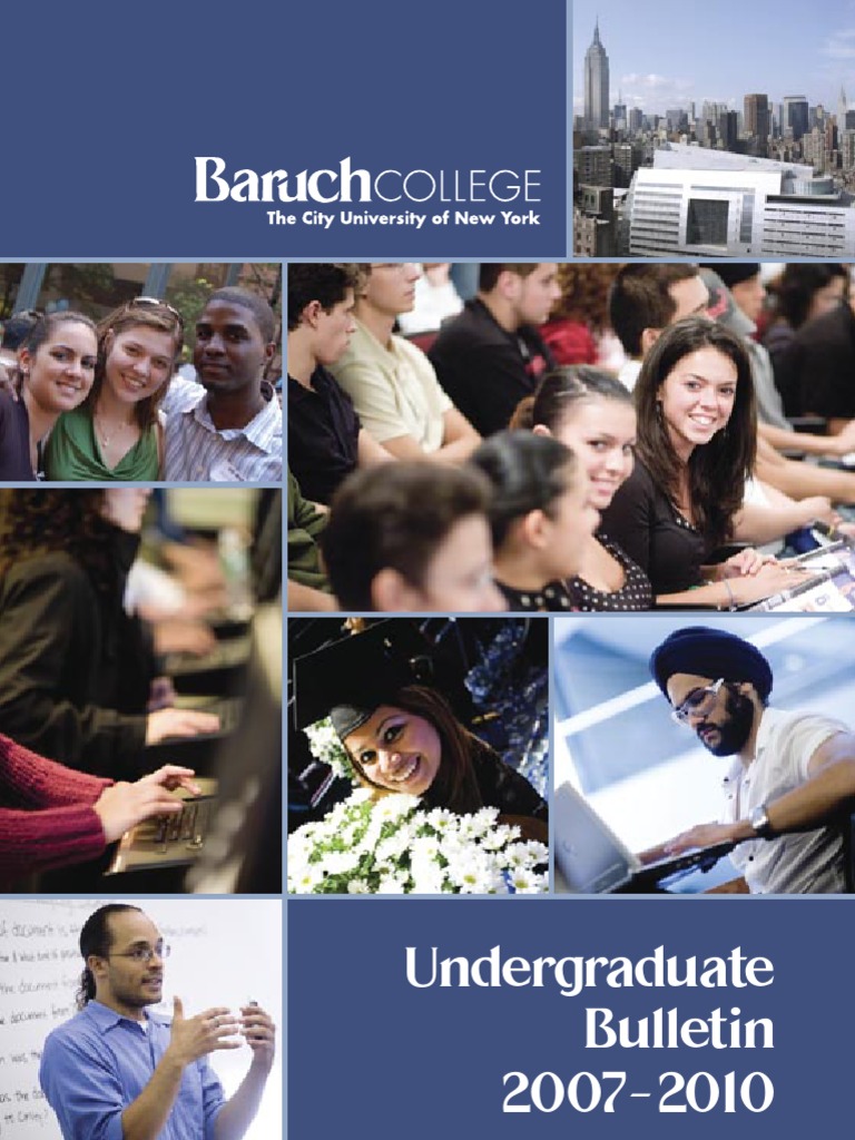 Baruch Bulletin | PDF | University And College Admission | Bachelor's ...