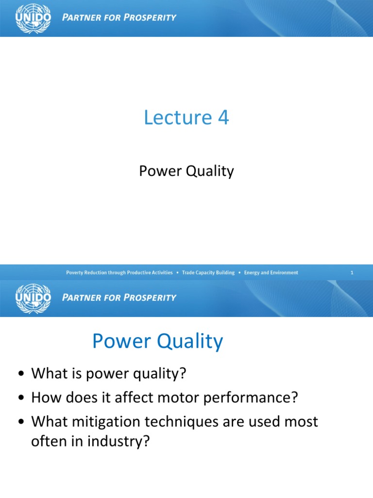 Lec 5 - Power Quality | PDF | Electric Power | Quantity